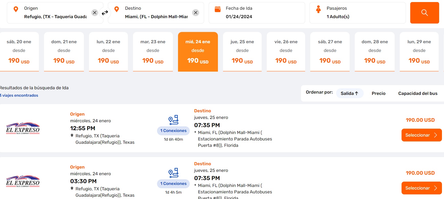 Autobuses El Expreso - Horarios, boletos, facturación y teléfonos 【 ️2024】